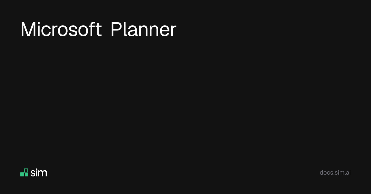 Microsoft Planner