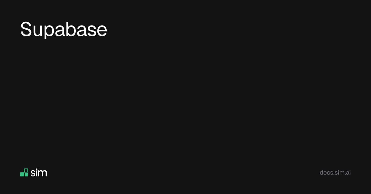 Supabase